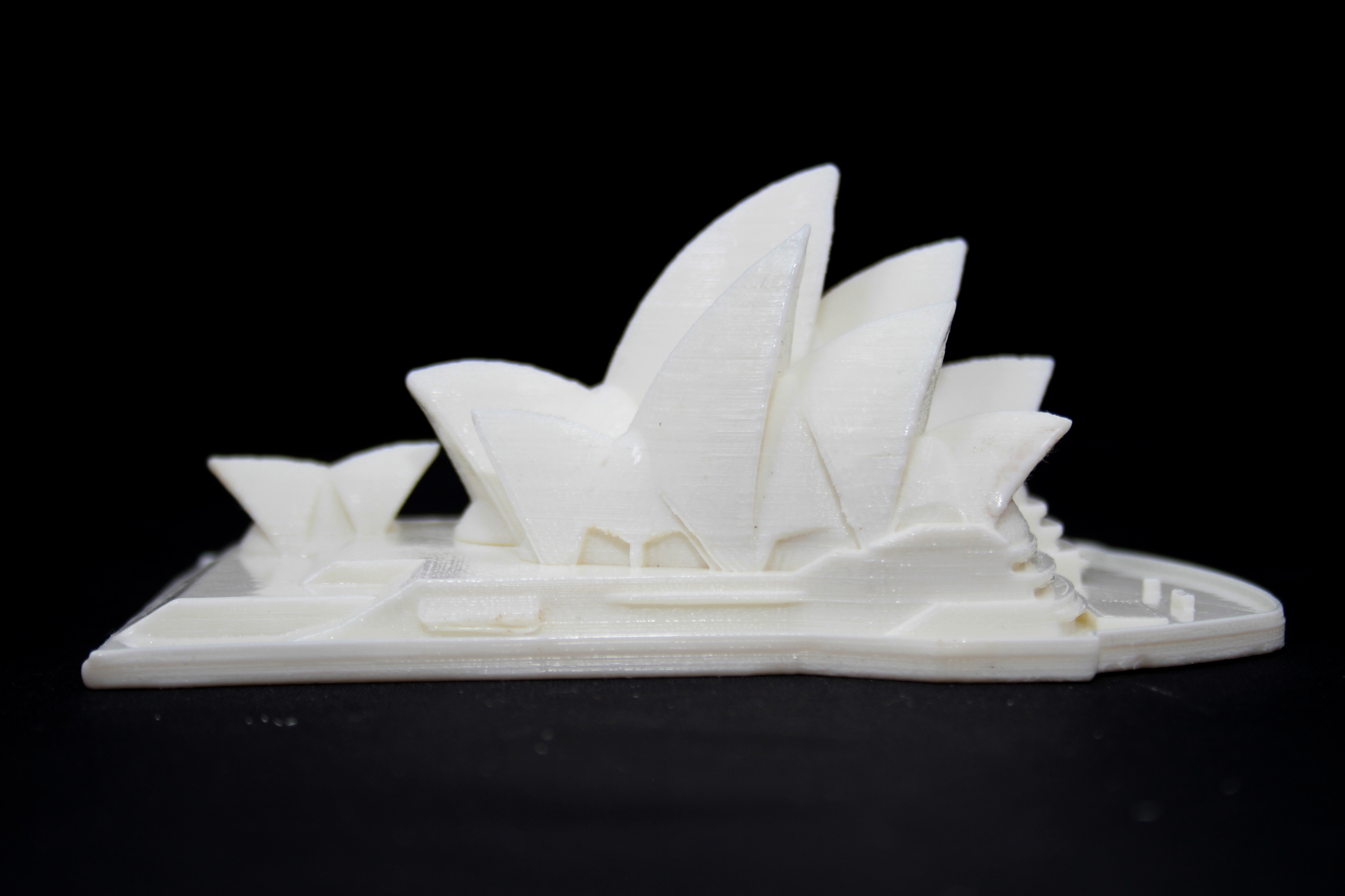 3D Printable Sydney Opera House - Australia by MiniWorld3D