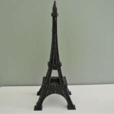 3D Printable Eiffel Tower - Paris by MiniWorld3D