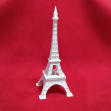 3D Printable Eiffel Tower - Paris by MiniWorld3D