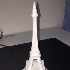 3D Printable Eiffel Tower - Paris by MiniWorld3D