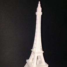 3D Printable Eiffel Tower - Paris by MiniWorld3D