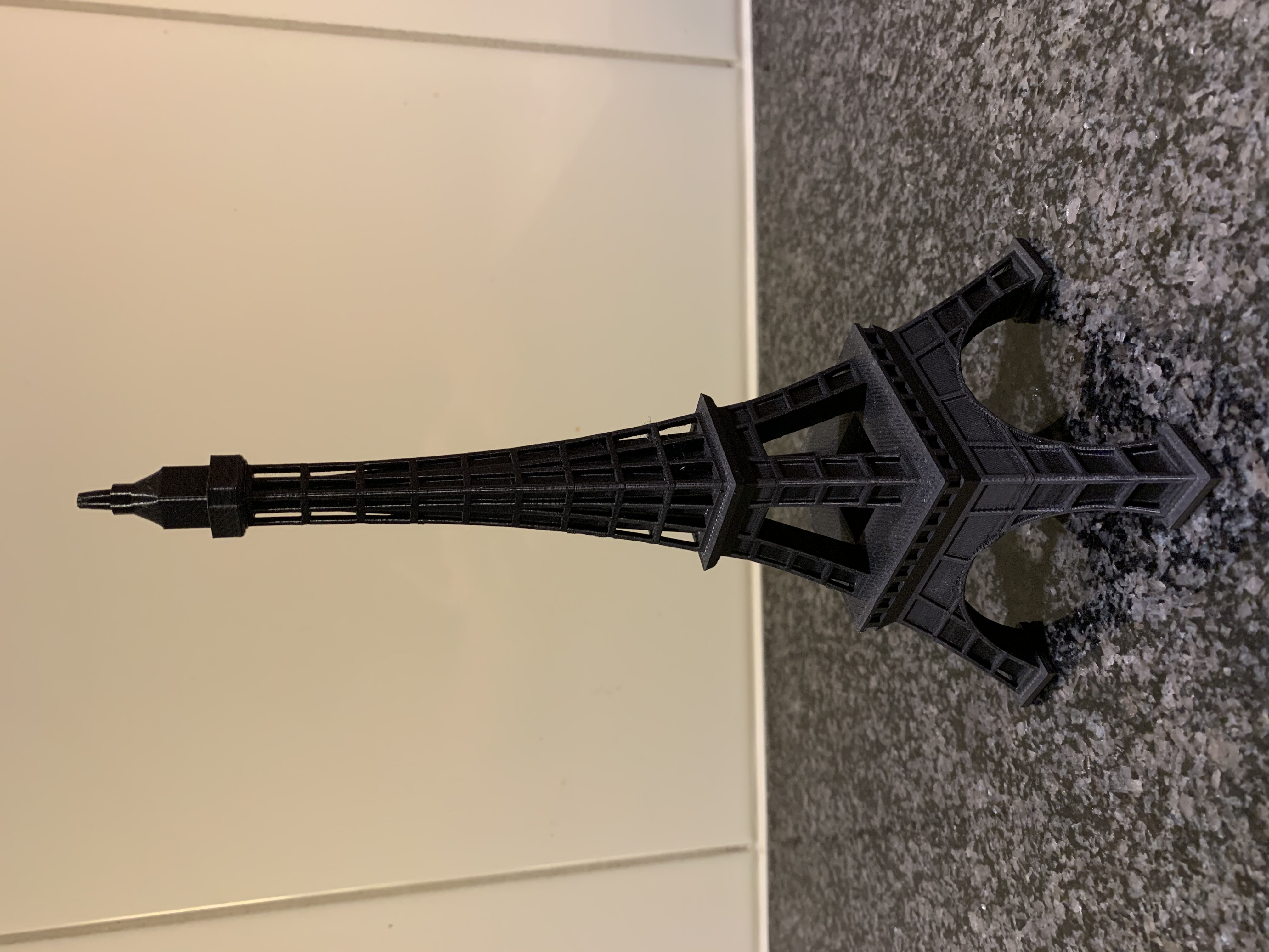3D Printable Eiffel Tower - Paris by MiniWorld3D