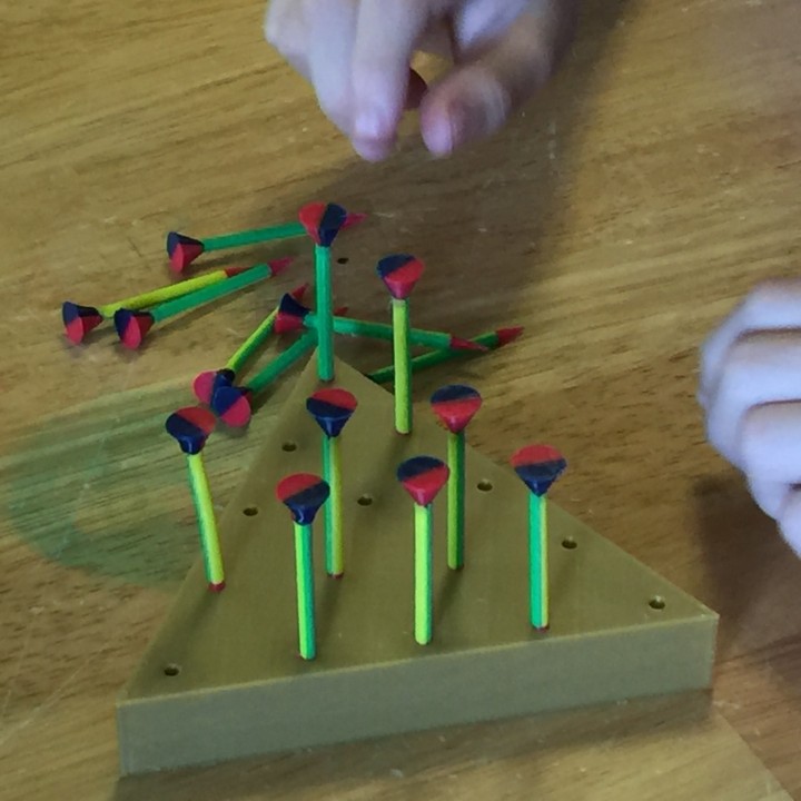 3D Printable Peg Game by Star Labs 3D, LLC
