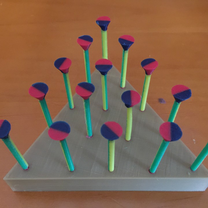 3D Printable Peg Game by Star Labs 3D, LLC