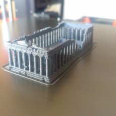 3D Printable Parthenon - Greece (Ruins) by MiniWorld3D