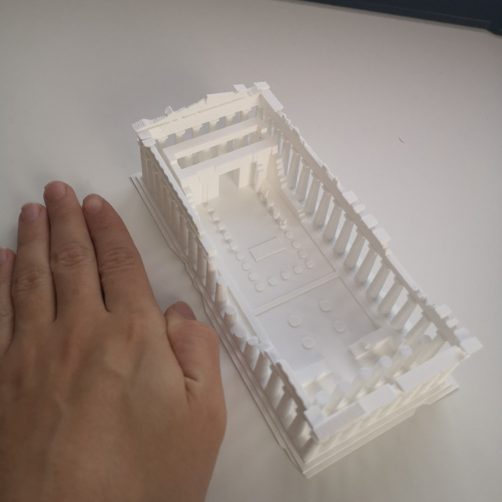 3D Print of Parthenon - Greece (Ruins) by Levo93dmaker