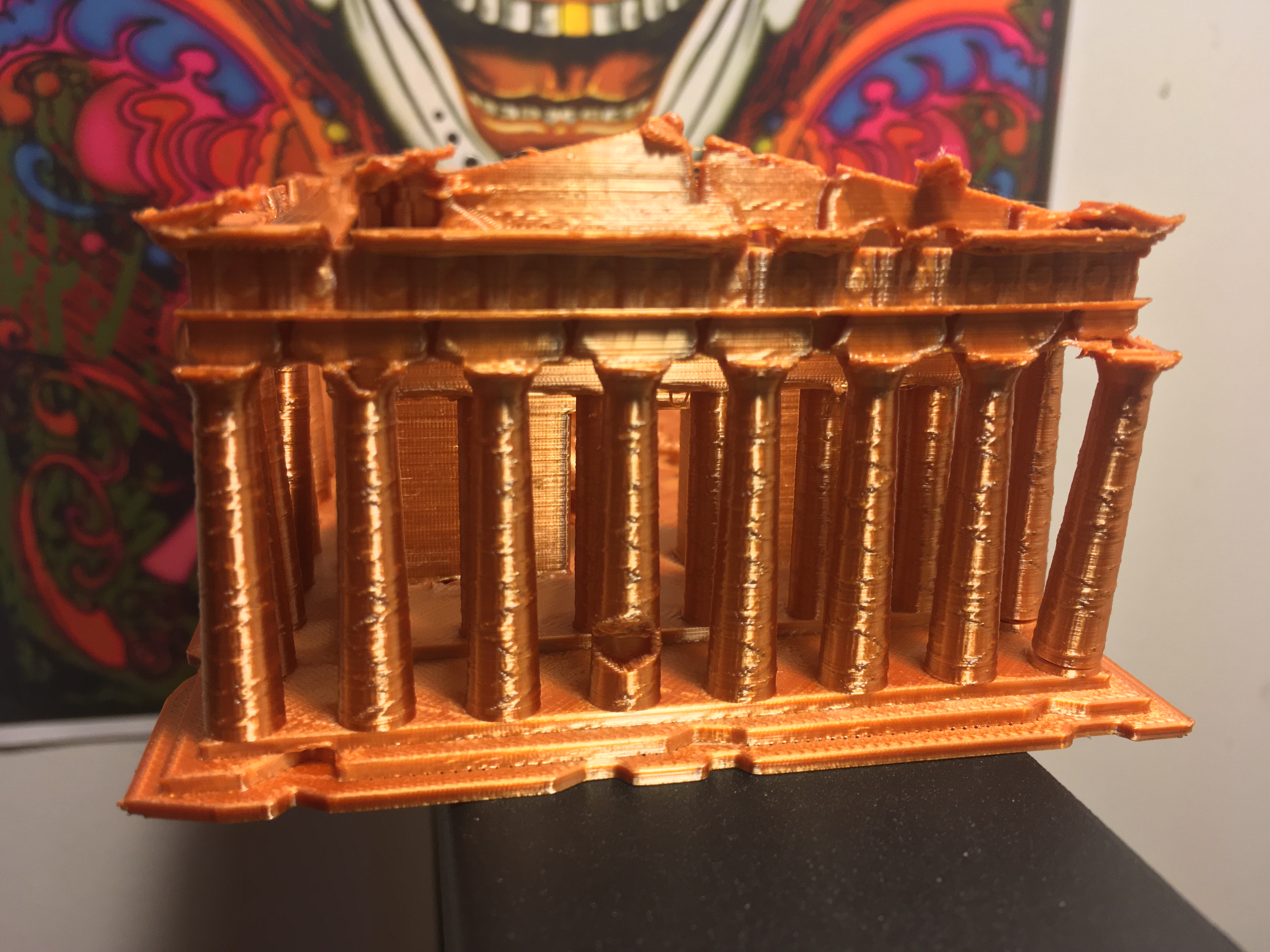 3D Printable Parthenon - Greece (Ruins) by MiniWorld3D