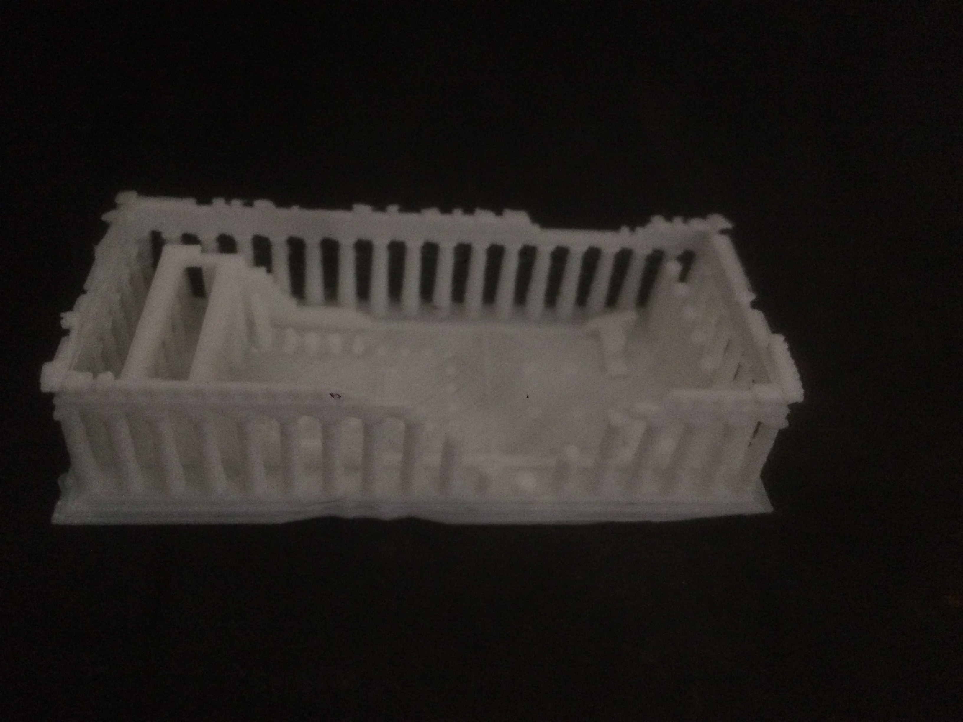 3D Printable Parthenon - Greece (Ruins) by MiniWorld3D