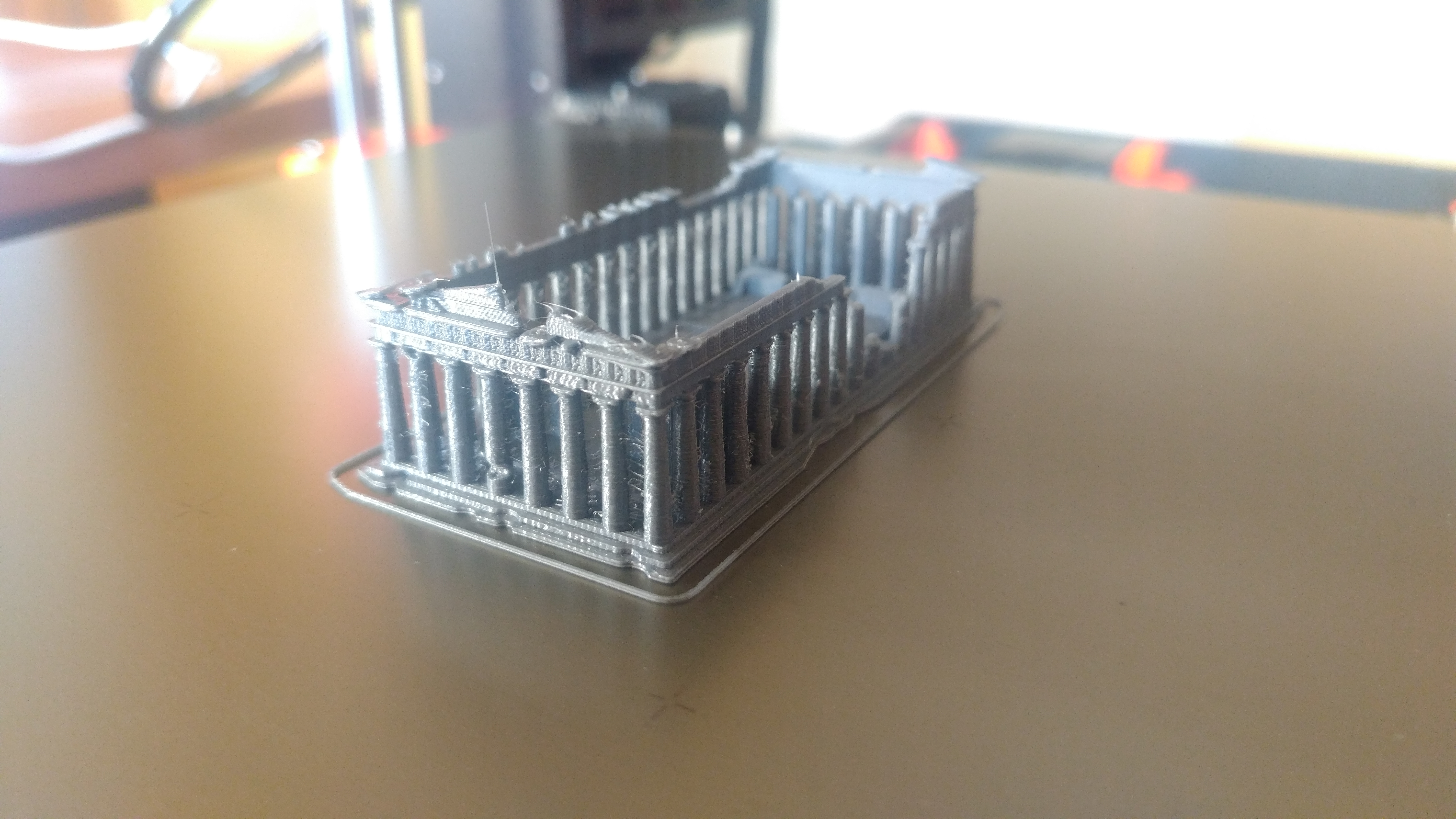 3D Printable Parthenon - Greece (Ruins) by MiniWorld3D
