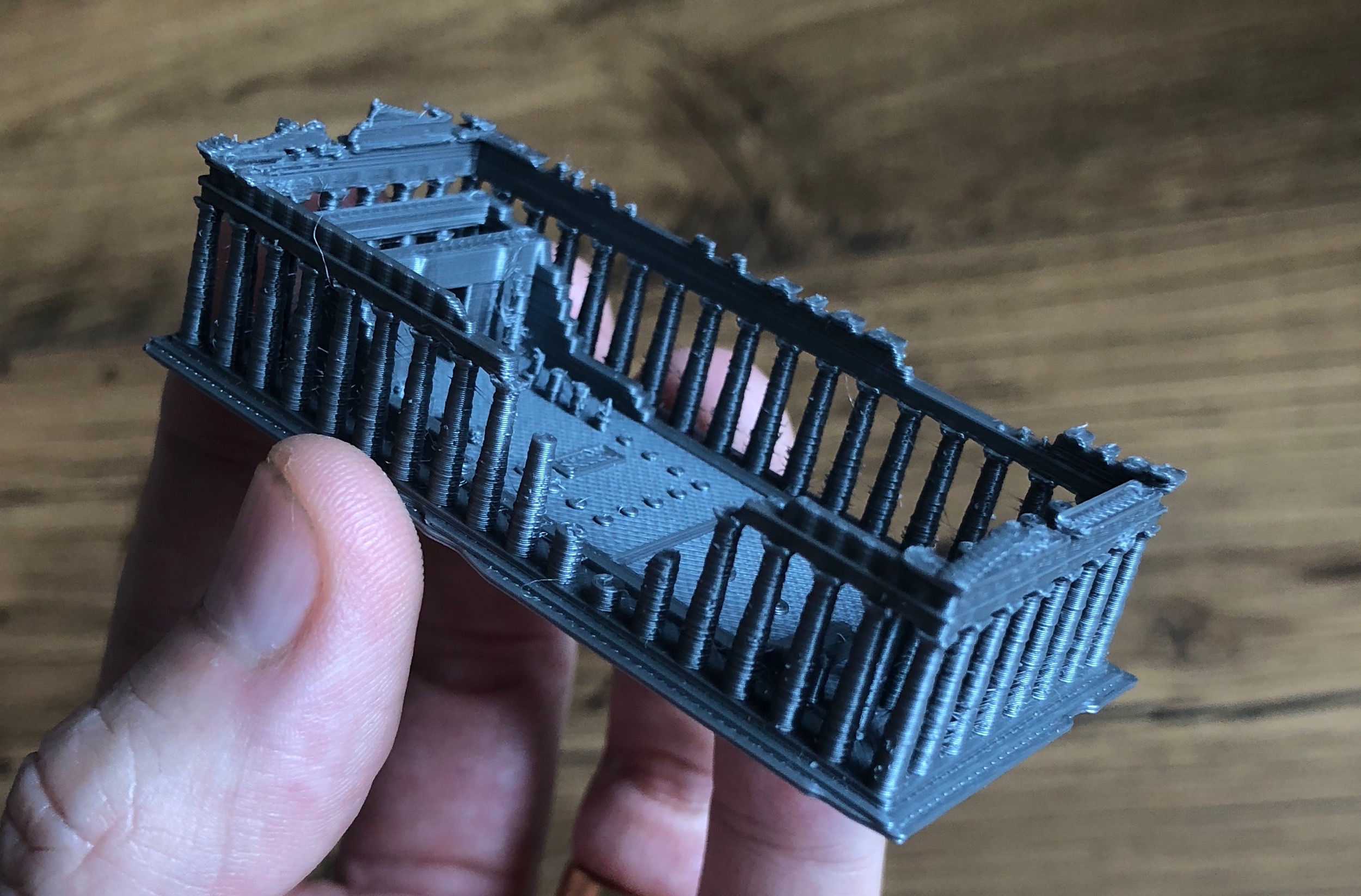 3D Printable Parthenon - Greece (Ruins) by MiniWorld3D
