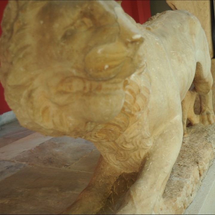3D Printable Lion from a funerary monument by Scan The World