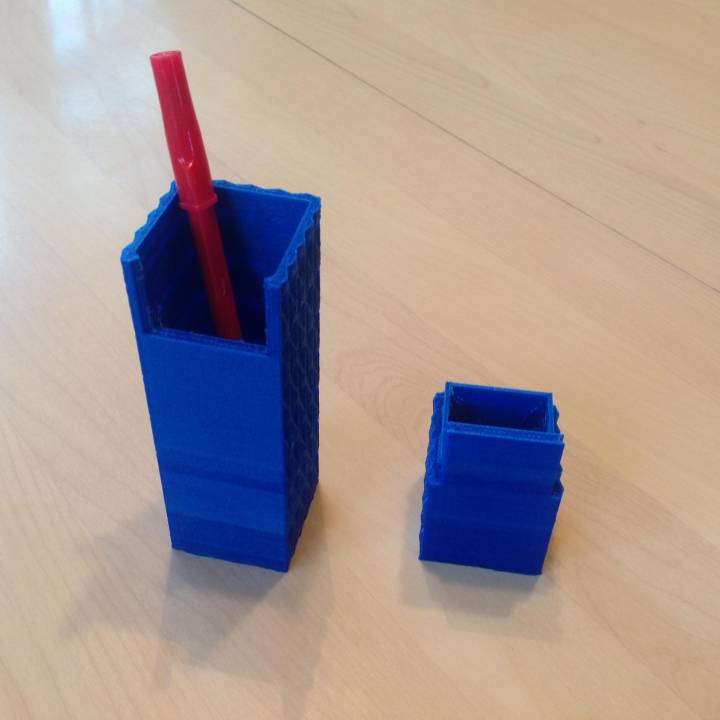 3D Printable Pencil Case by Matthew Kaye