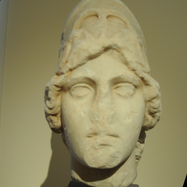3D Printable Head of Athena by Scan The World