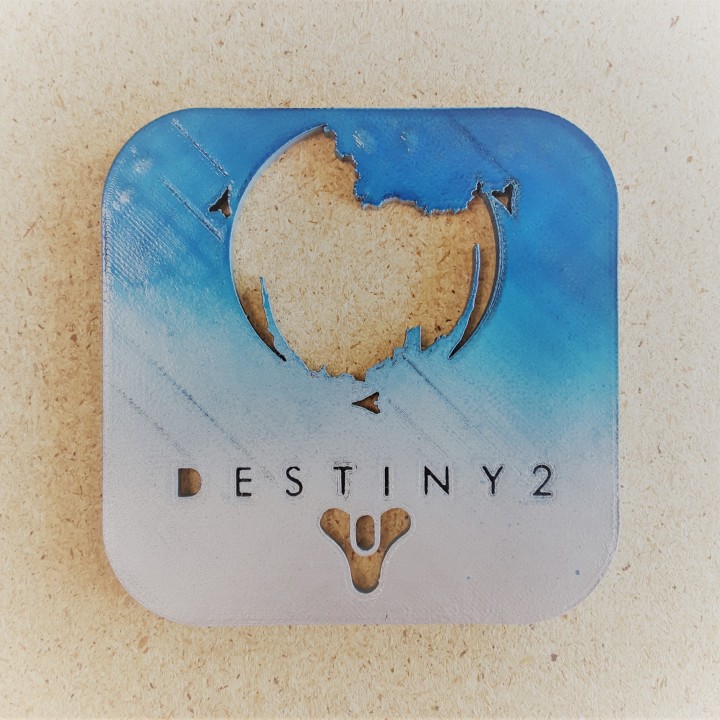 3D Printable Destiny 2 Logo by M Pierre