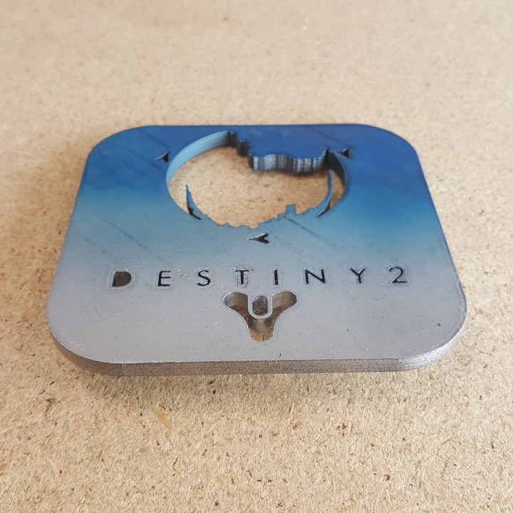 3D Printable Destiny 2 Logo by M Pierre
