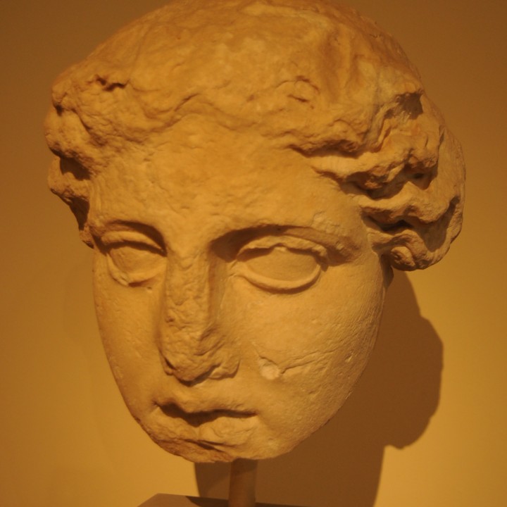 3D Printable Colossal head of a goddess by Scan The World