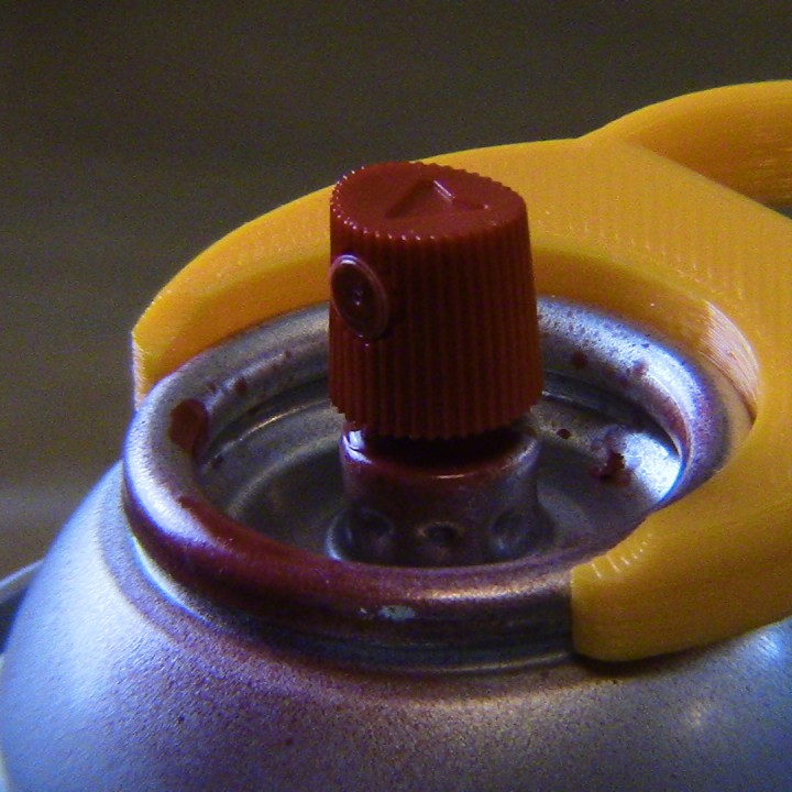 3D Printable Spray can handle/trigger by Larry Milam