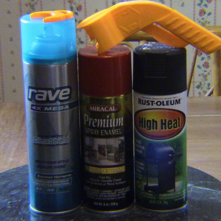 3D Printable Spray can handle/trigger by Larry Milam