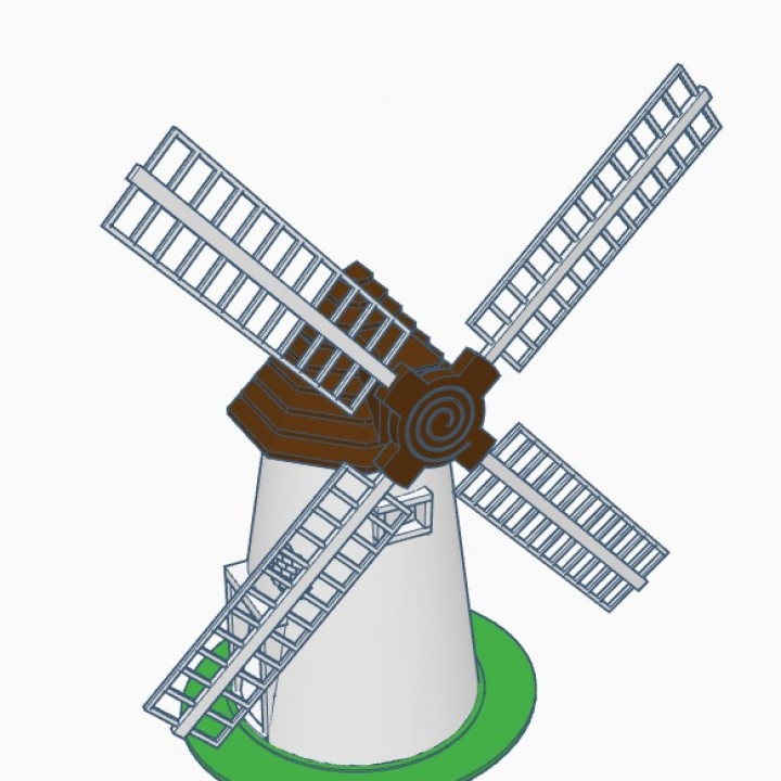 3D Printable Windmill by Karel Benes