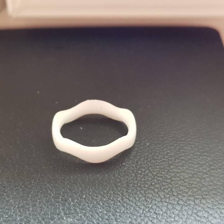 3D Printable Deformed Ring by Jack Stoller