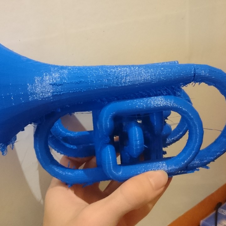 3D Printable 1 print Pocket Trumpet by Maxime
