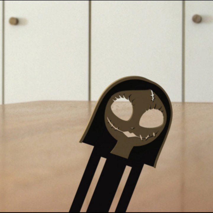 3D Printable Sally Bookmark by ScrapPrinting