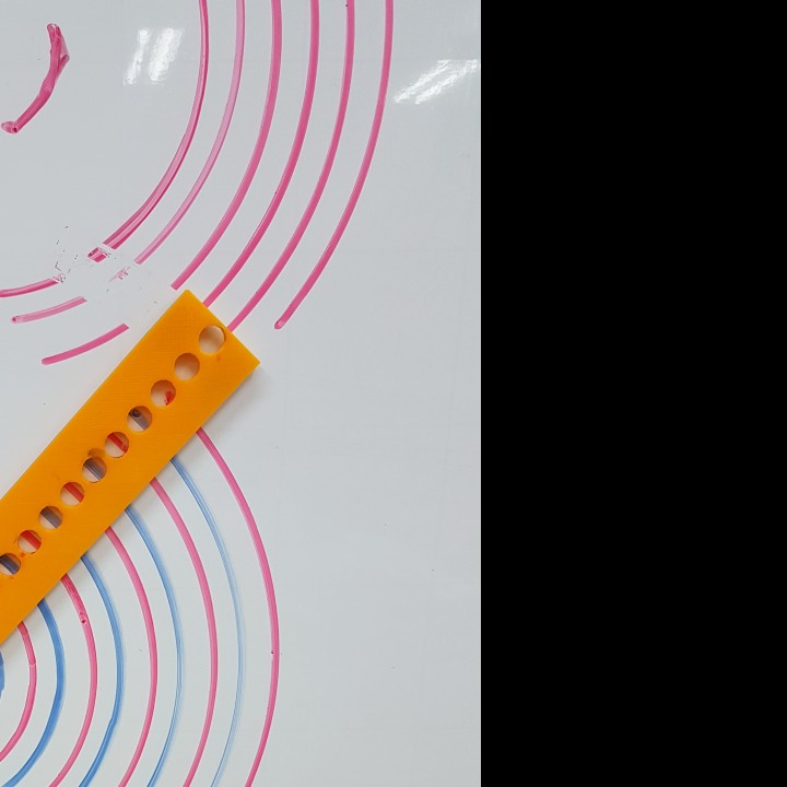 3D Printable ruler & compasses by Chankyu Park