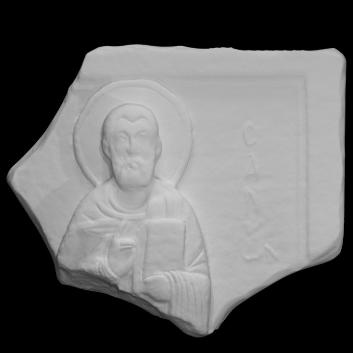 3D Printable Relief of St. Samson by Scan The World
