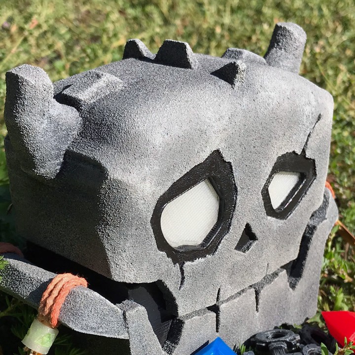 3D Print of zelda breath of the wild skull chest by zed_zer0