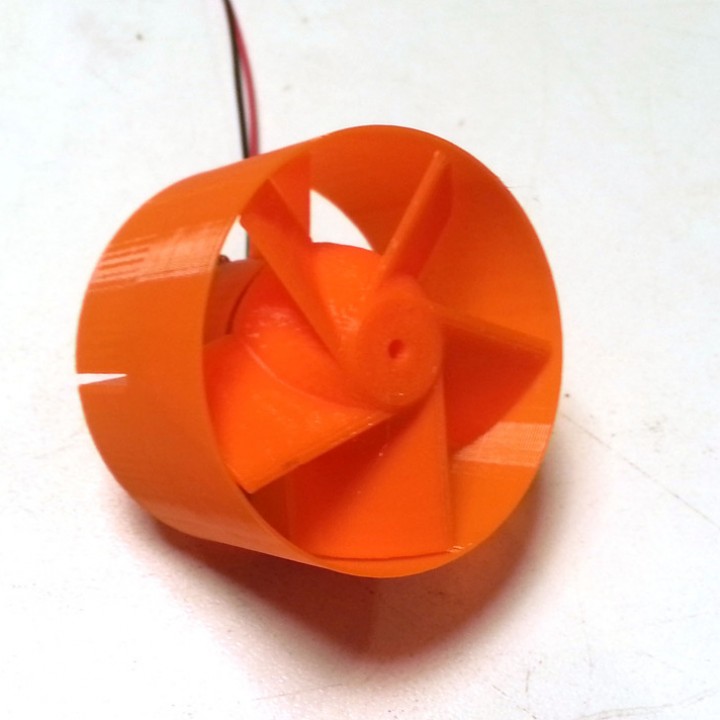 3D Printable Ducted Fan - Small Motor Creation 1 by Michael Curry