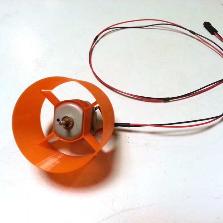 3D Printable Ducted Fan - Small Motor Creation 1 by Michael Curry