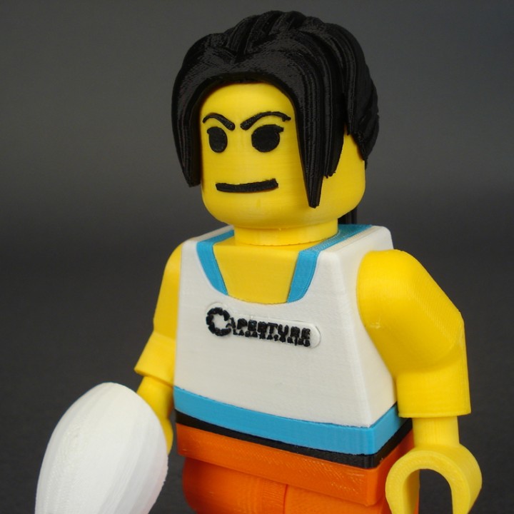 3D Printable Chell by Michael Curry