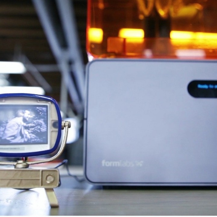 3D Printable Formlabs Tiny TV by Michael Curry