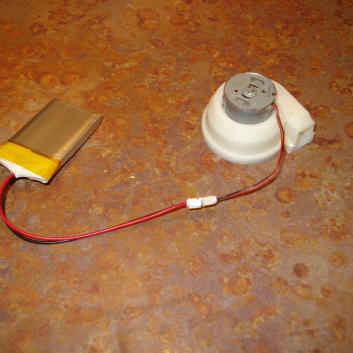 3D Printable CD-Rom Motor Pump by Michael Curry