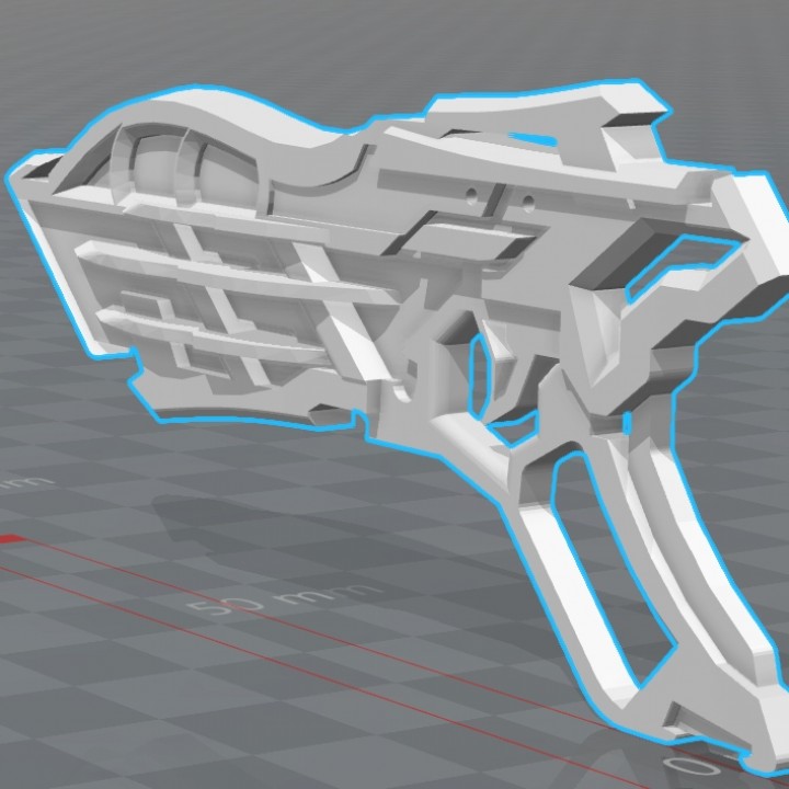3D Printable PERPLEXANATOR SCI-FI WEAPON by Adam Samaeli