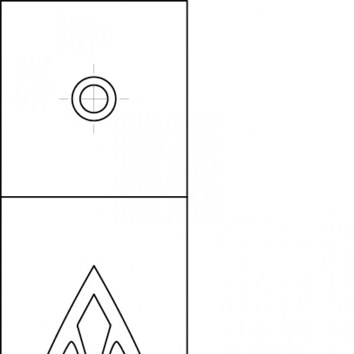 3D Printable Backdrop Wall Mount by Michael Daniel Miller