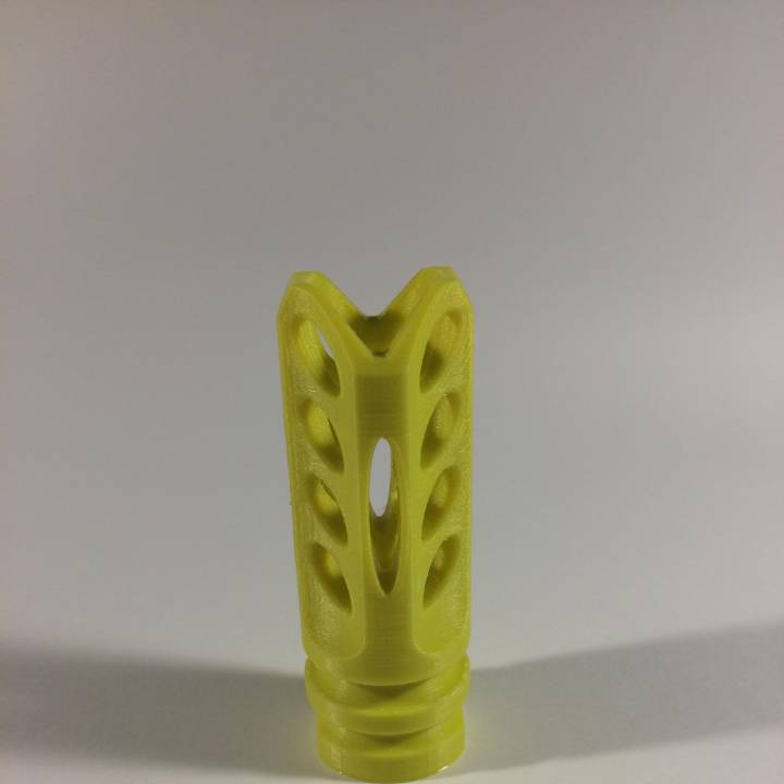 3D Printable Flash Hider - Muzzle Airsoft by Samboxing