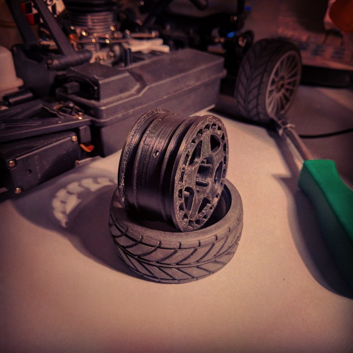 3D Printable Ken Block's Gymkhana Fifteen 52 Turbomac 1/10 RC car wheel ...