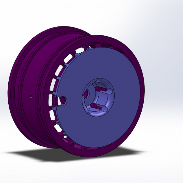 3D Printable Ken Block's Gymkhana Fifteen 52 Turbomac 1/10 RC car wheel ...