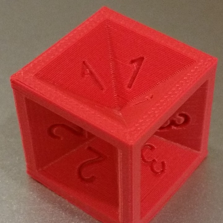 3D Printable Inverted Dice by Marcus Blaisdell