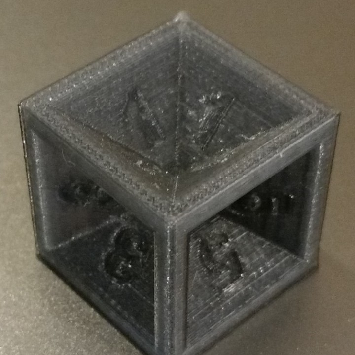 3D Printable Inverted Dice by Marcus Blaisdell