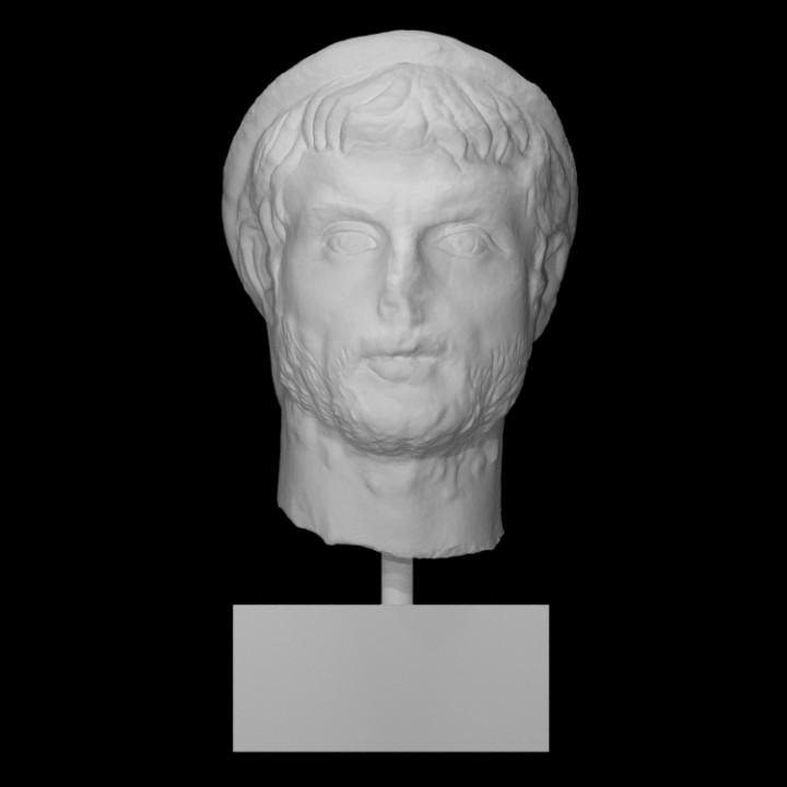 3D Printable Portrait head by Scan The World
