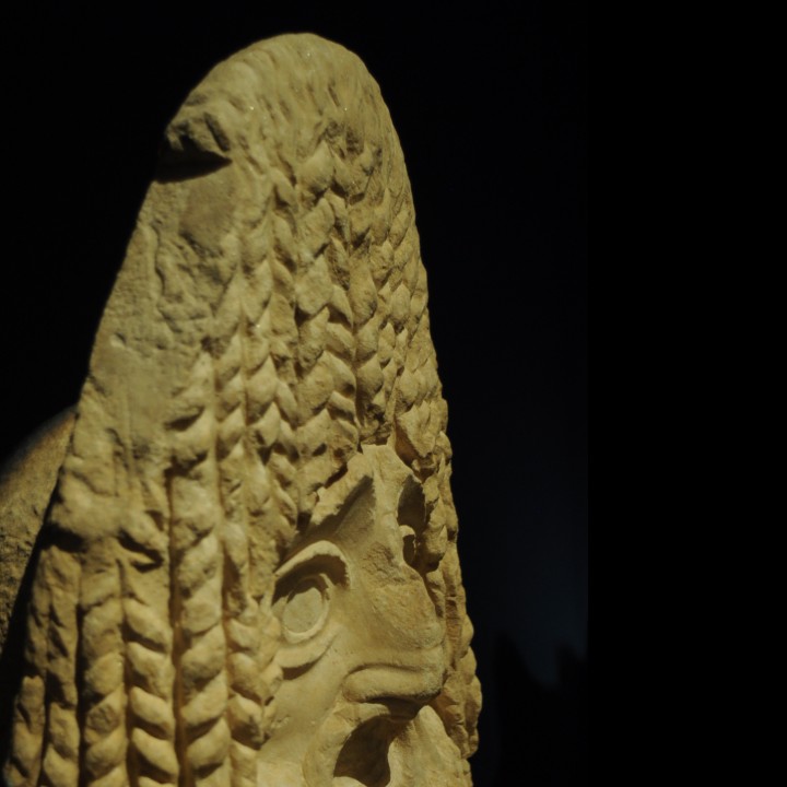 3D Printable Marble theatrical mask by Scan The World