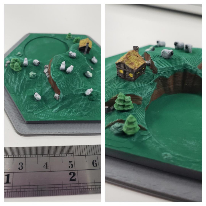 3D Print of catan-style boardgame 2.0 (magnetic & multicolor) by tomslawik