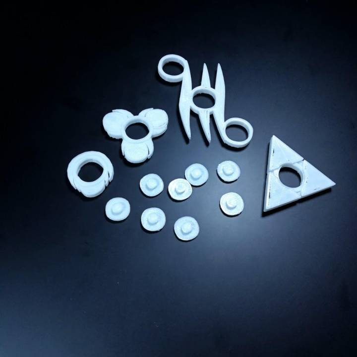 3D Printable zelda fidget spinners by Noah Wilkerson