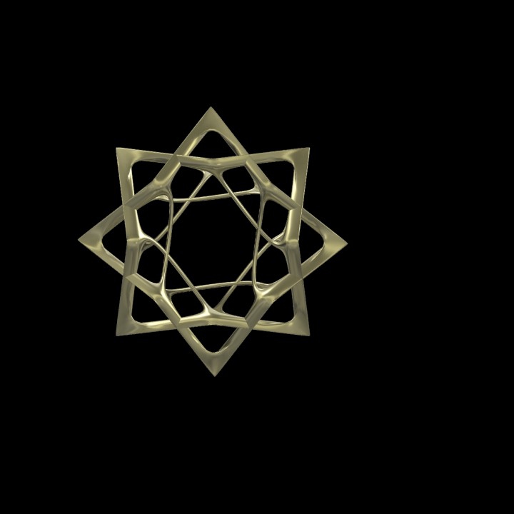 3D Printable Star Jewel 2 by Mr Concept