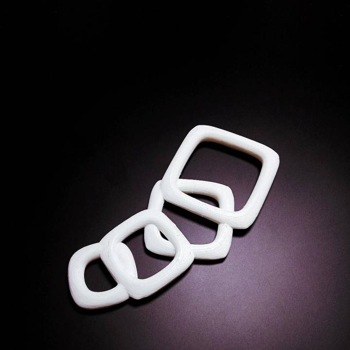 3D Printable Earing A by Mark Heyster