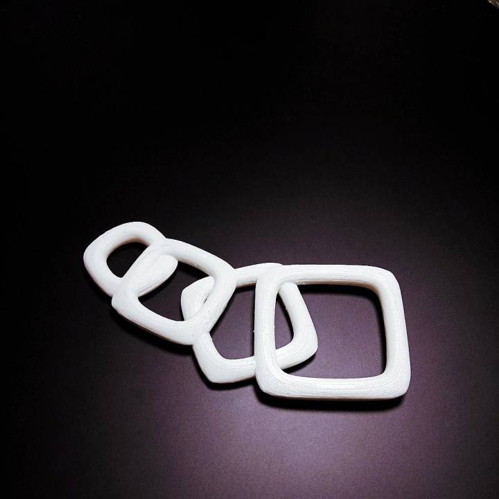 3D Printable Earing A by Mark Heyster