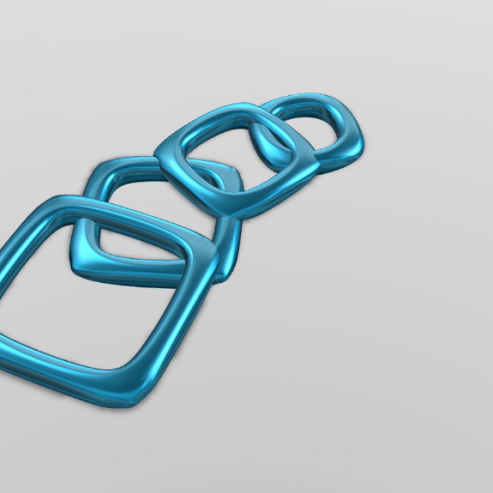 3D Printable Earing A by Mark Heyster