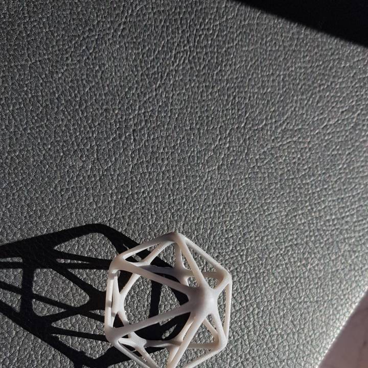3D Printable Skeleton Diamond Earrings by Michal Fanta